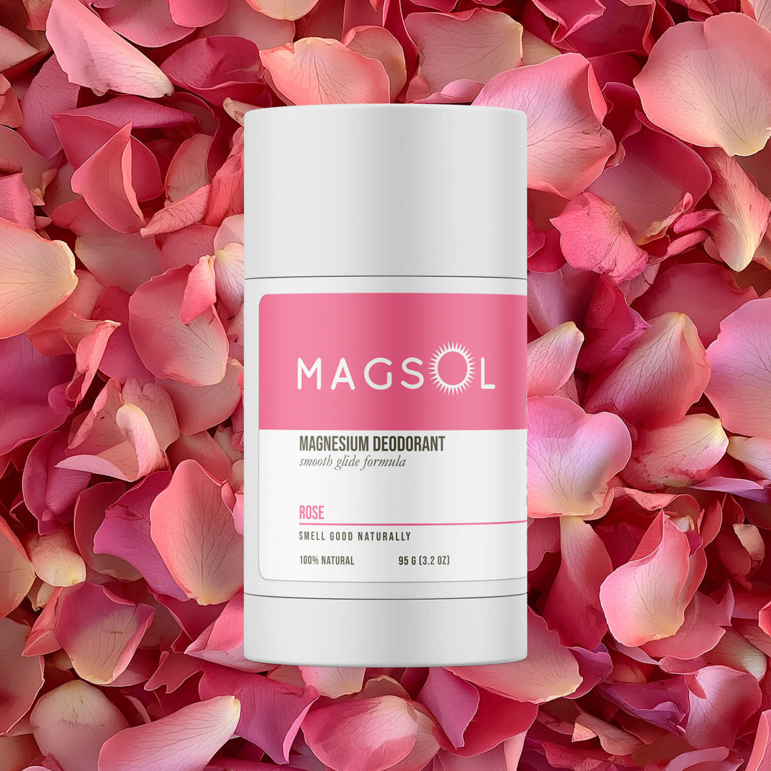 Best Natural Rose Deodorant for Men & Women Without Aluminum - MAGSOL