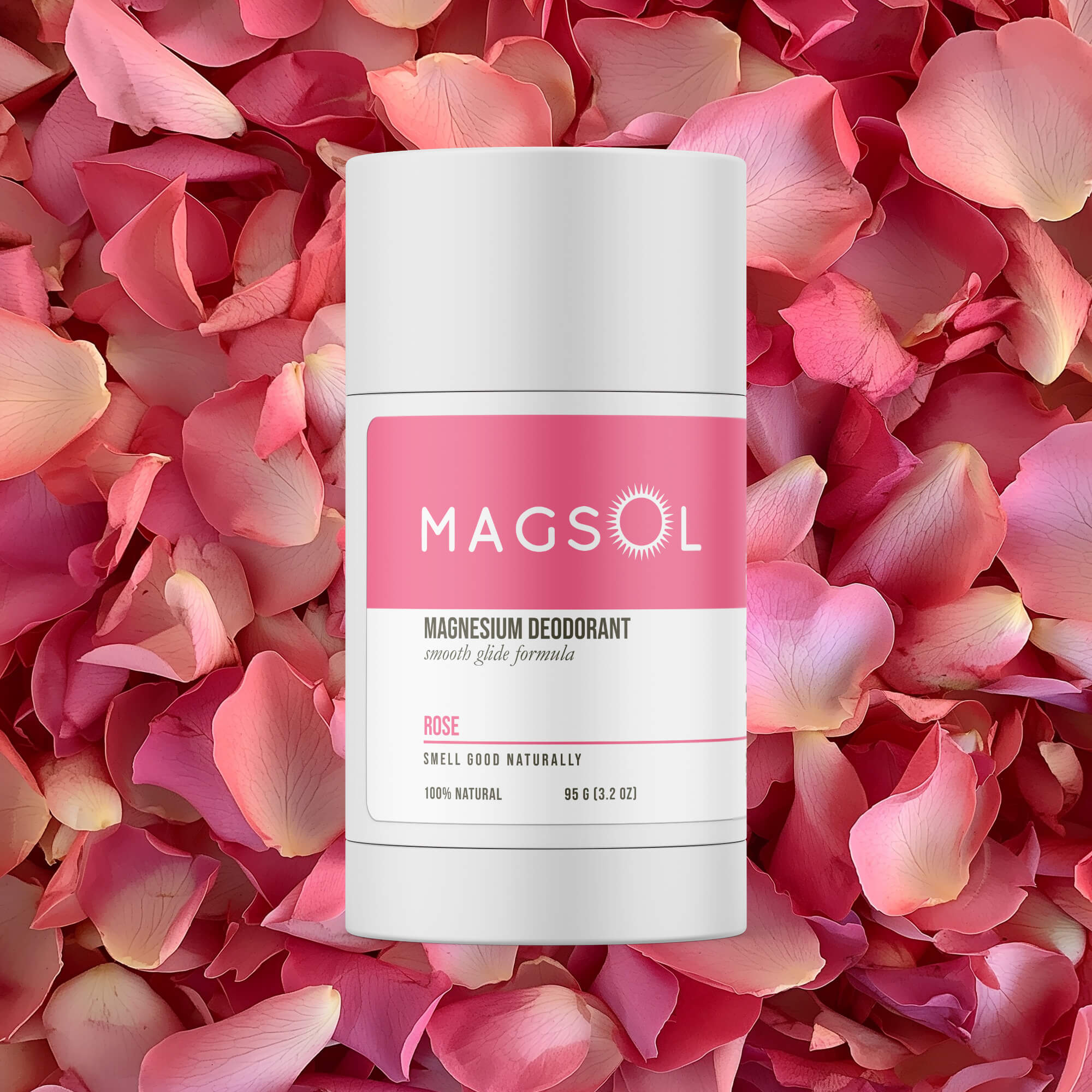 MAGSOL - Best Natural Magnesium Deodorant for Men & Women